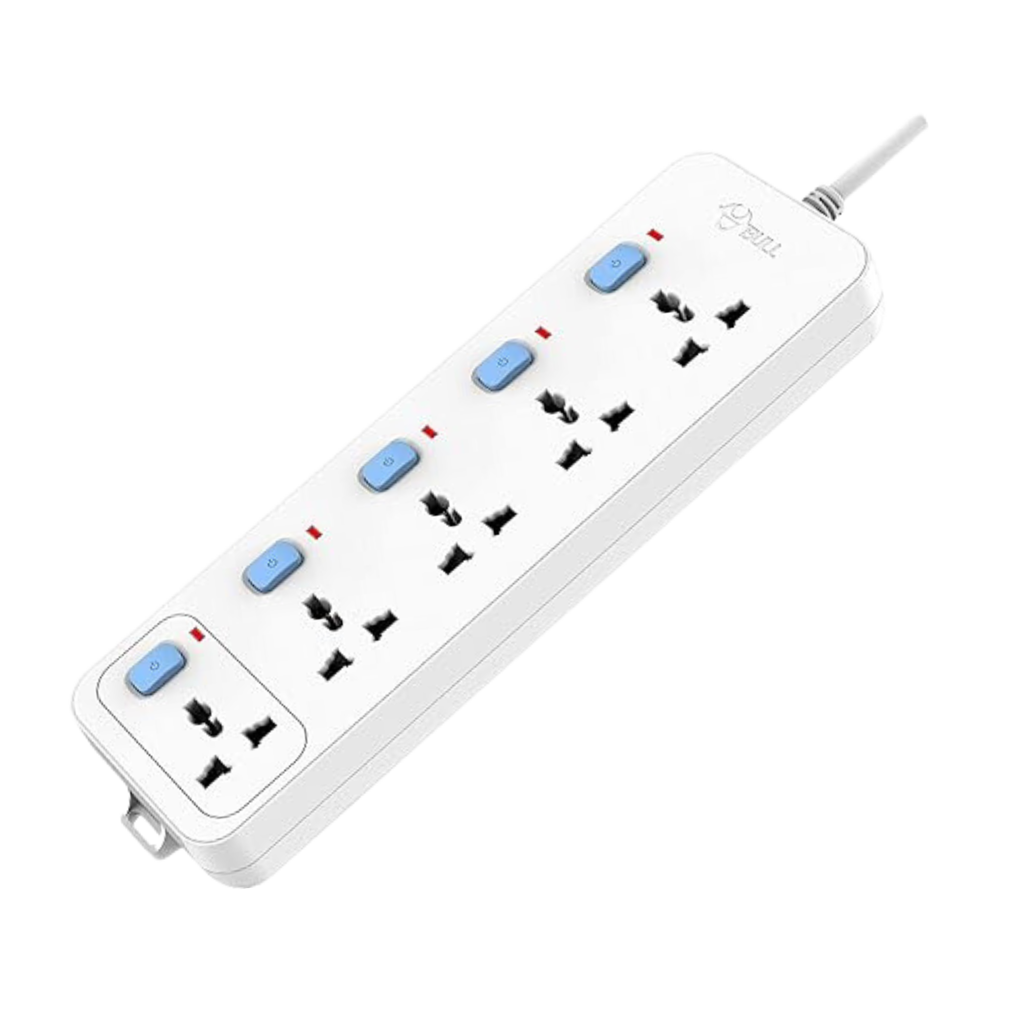 GONGNIU Extension Board 5 Socket, 5 Switch, 3M Wire– FMTRD