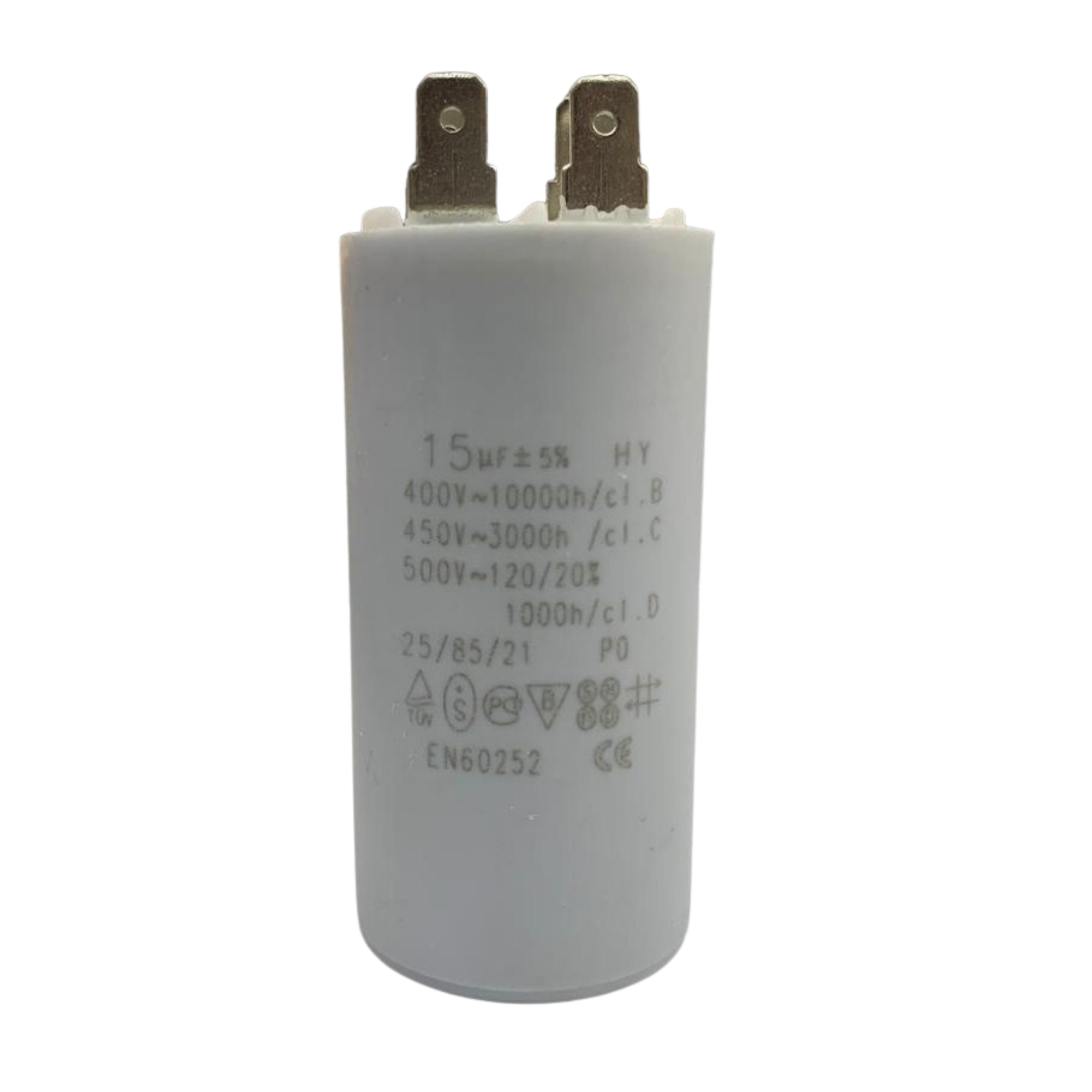 Washing Machine 15uf Capacitor type Pin- Motor Run Capacitor– FMTRD